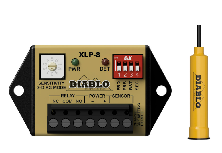 XLP-8-100 Diablo Controls Loop Detector & Probe Kit, 100 foot cable ...